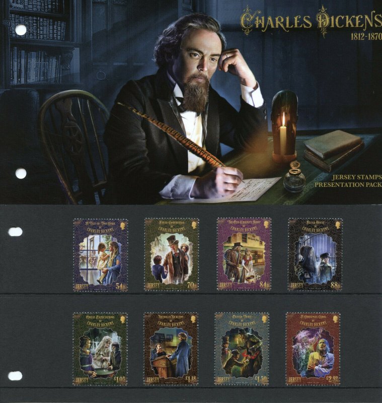 Jersey Famous People Stamps 2020 MNH Charles Dickens Writers 8v Set ...