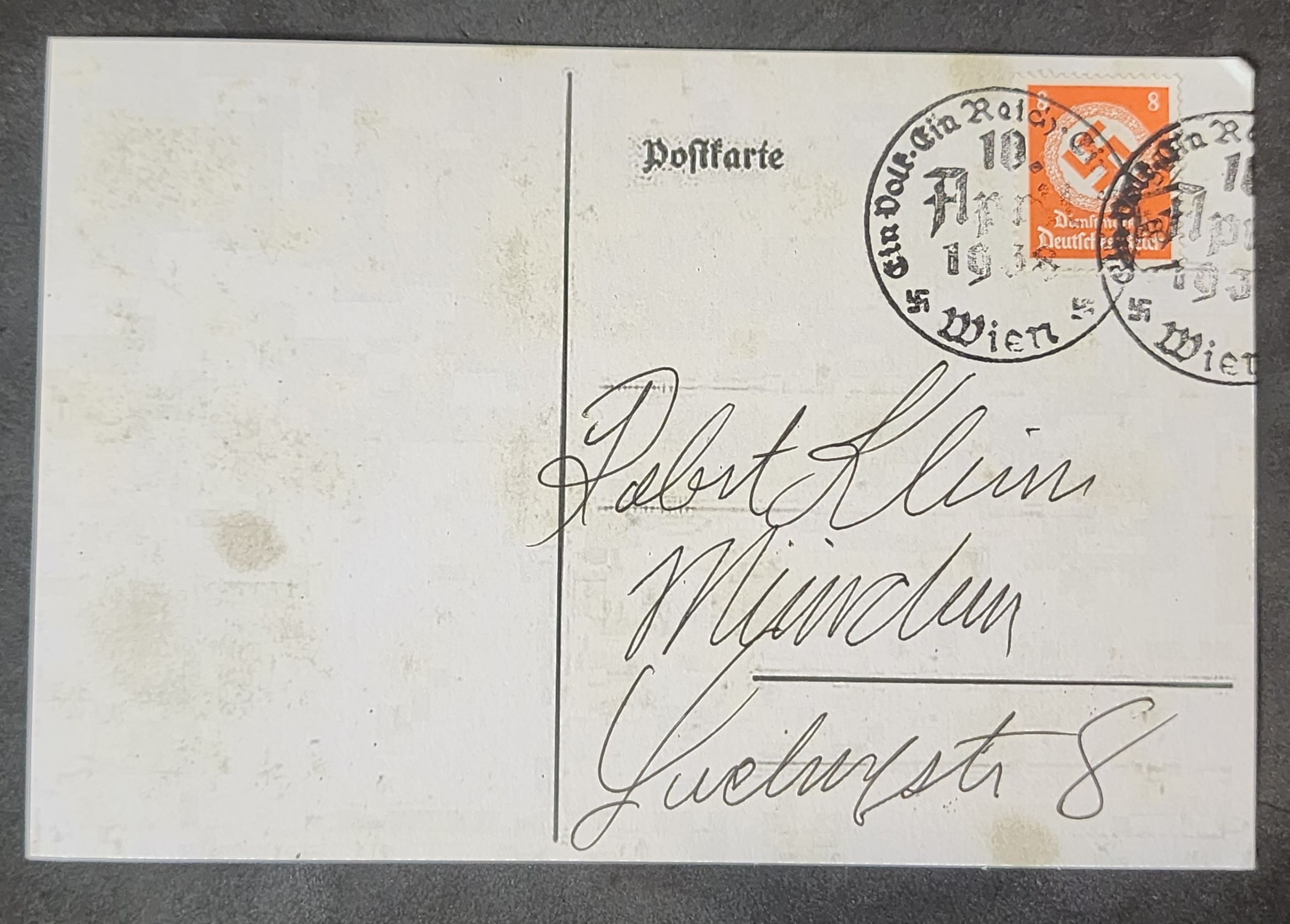 Nazi Germany Third Reich NSDAP Propaganda Postcard Luftwaffe Plane WW2 ...