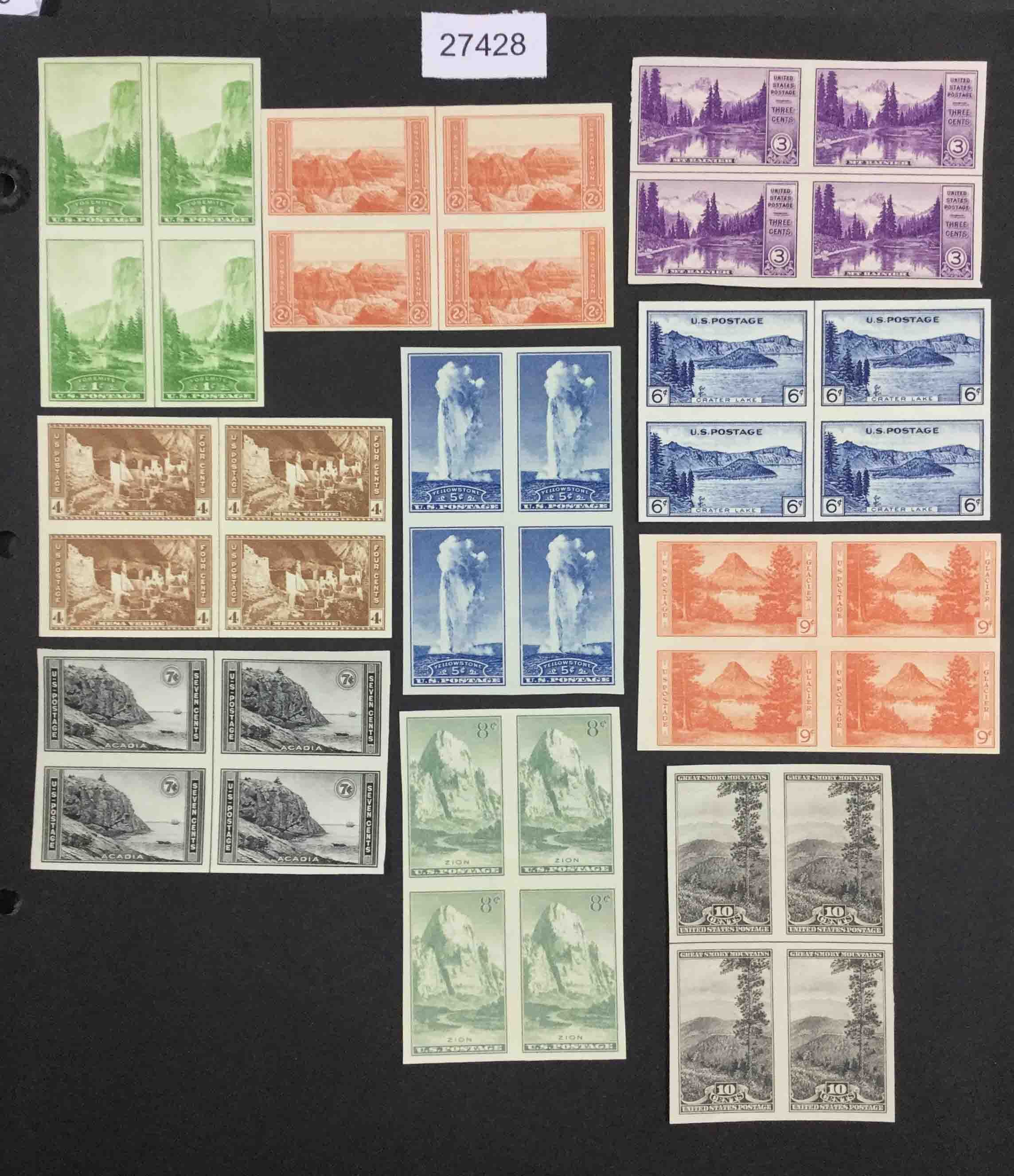 US Stamps #756-765 Unused Blocks LOT #27428 | United States, General ...