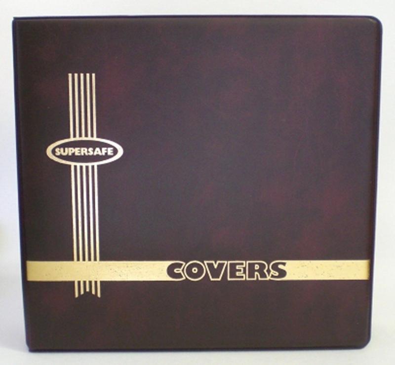 Supersafe First Day Cover Album #6 (128 Capacity) - RED Binder / Book ...