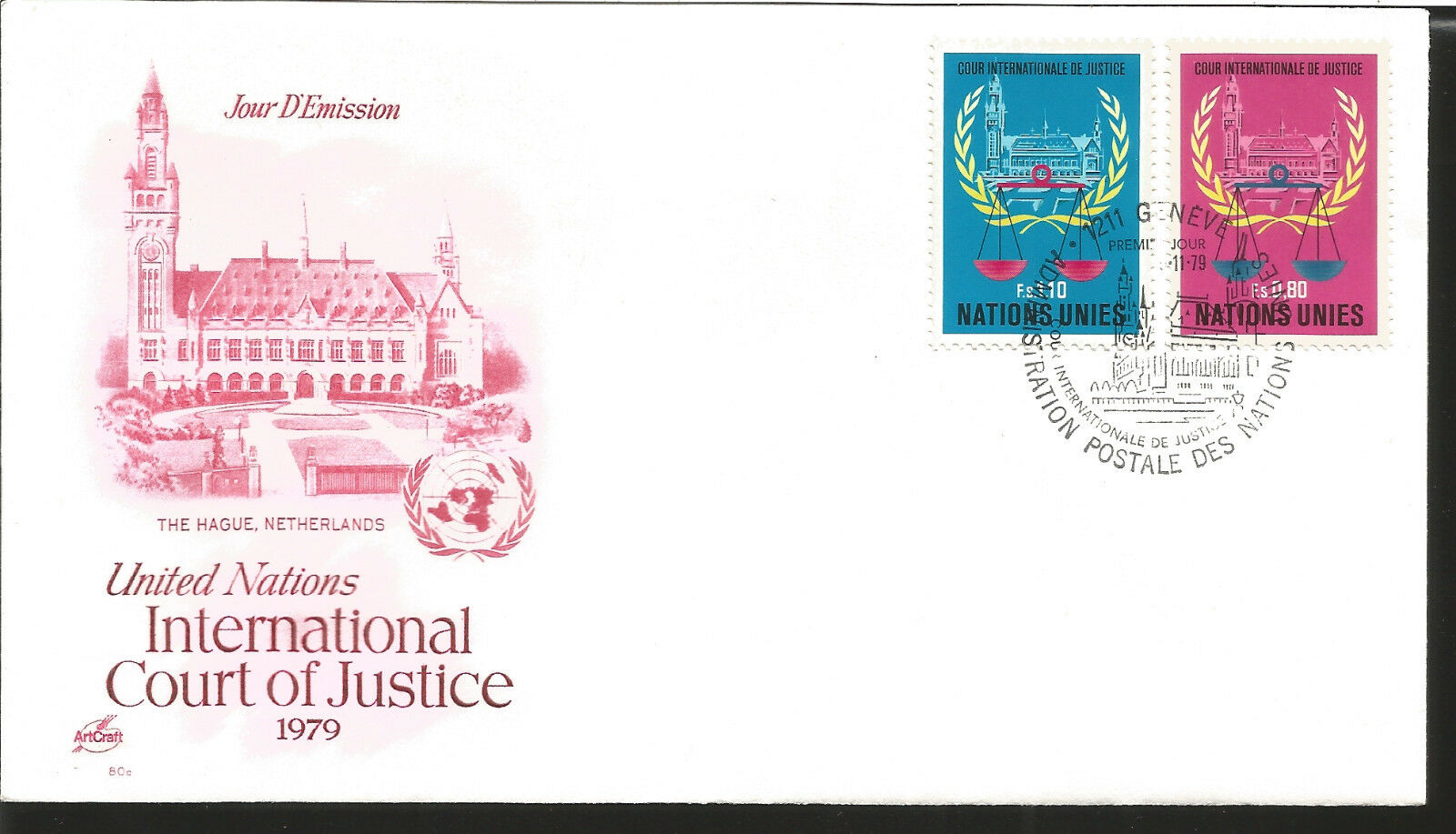J) 1979 Switzerland, United Nations International Court of Justice, the ...