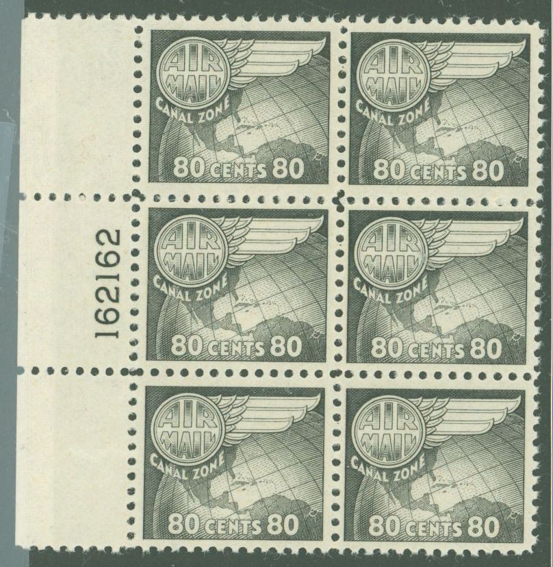 Canal Zone #C26a Plate Block | Worldwide - Other, Air Mail Stamp / HipStamp