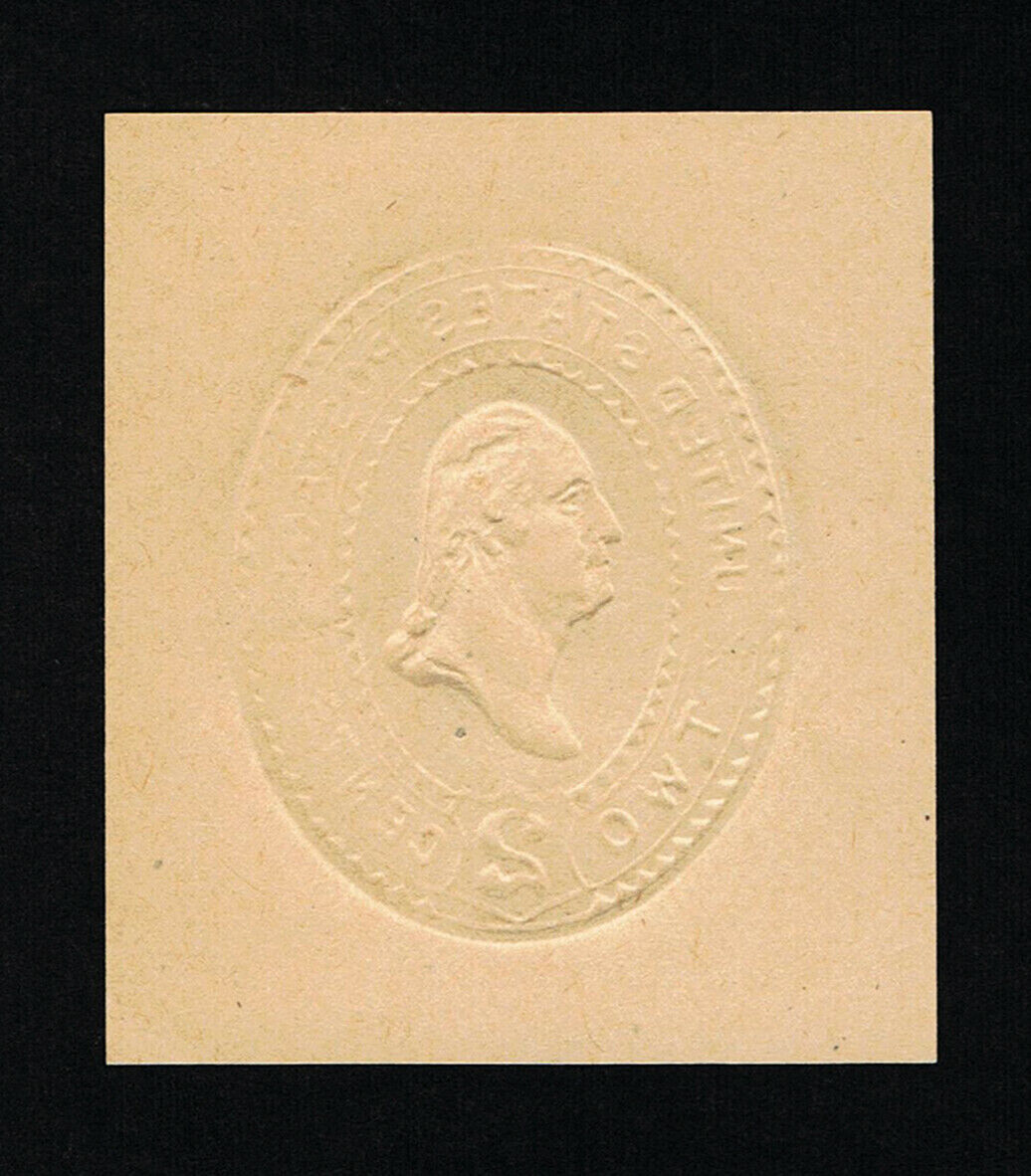 Genuine Scott #U315 Mint 1887-1894 Green on Manila APS Cert Large CUT ...