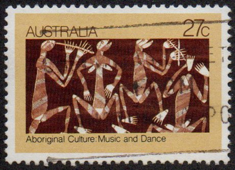 Australia 853 - Used - 27c Mimi Spirits / Aboriginal Art (1982) (2 ...