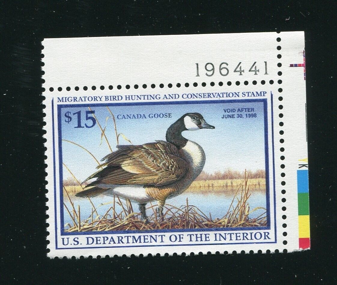 RW64 Canada Goose Federal Duck Stamp MNH 1997 | United States, Duck ...