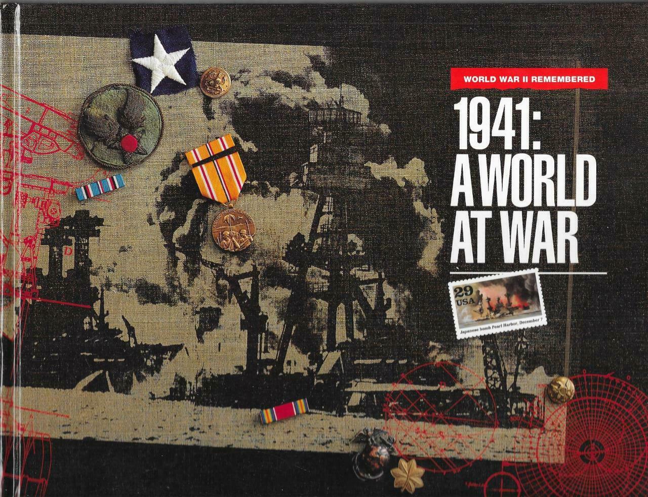 1941 A WORLD AT WAR YEAR BOOK-USPS ISSUE-CV $48.00 / HipStamp