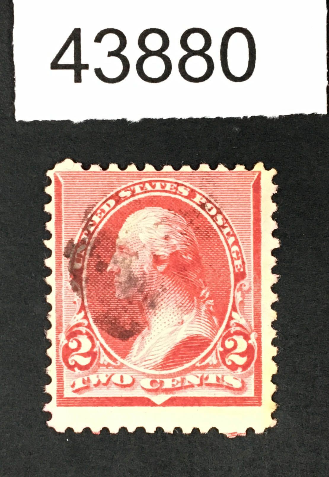 US Stamps # 220c 2 Caps Used $35 LOT #43880 | United States, General ...