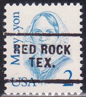 Precancel - Red Rock, TX PSS 703 - Town and Type Issue | United States ...