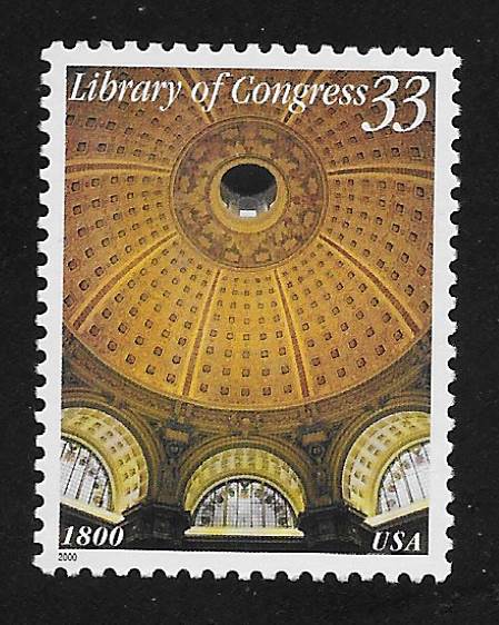 SC# 3390 - (33c) - Library of Congress, MNH | United States, General ...
