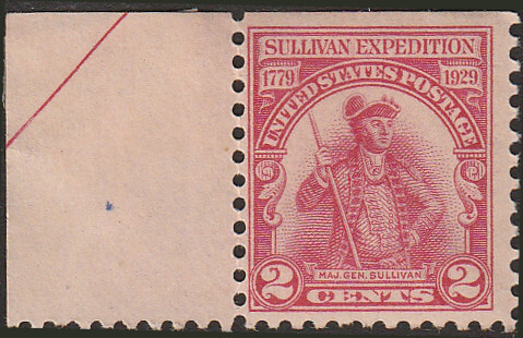 # 657 Mint Hinged Carmine Rose Sullivan Expedition | United States ...