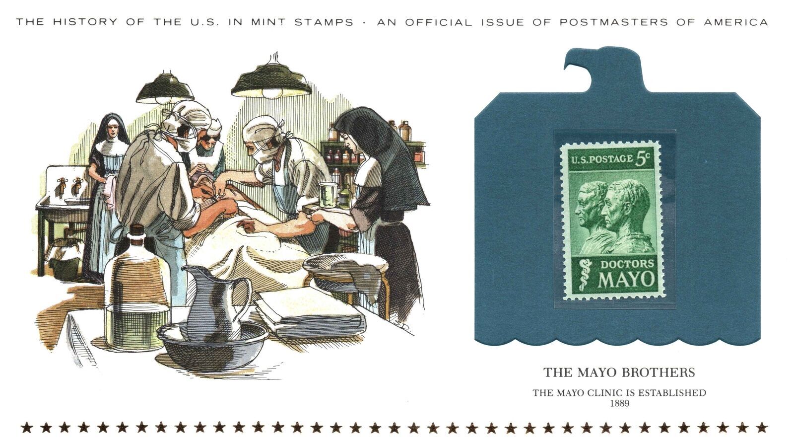 The History of the U.S. in Mint Stamps the Mayo Brothers | United ...