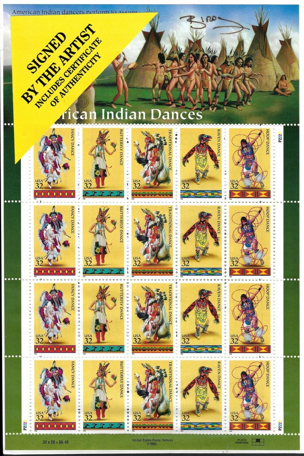 American Indian Dances Signed by the Artist (Includes Cert) | United ...