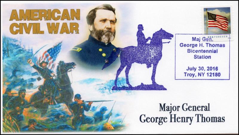 16-426, 2016, George Henry Thomas, Troy NY, Pictorial, Event Cover ...