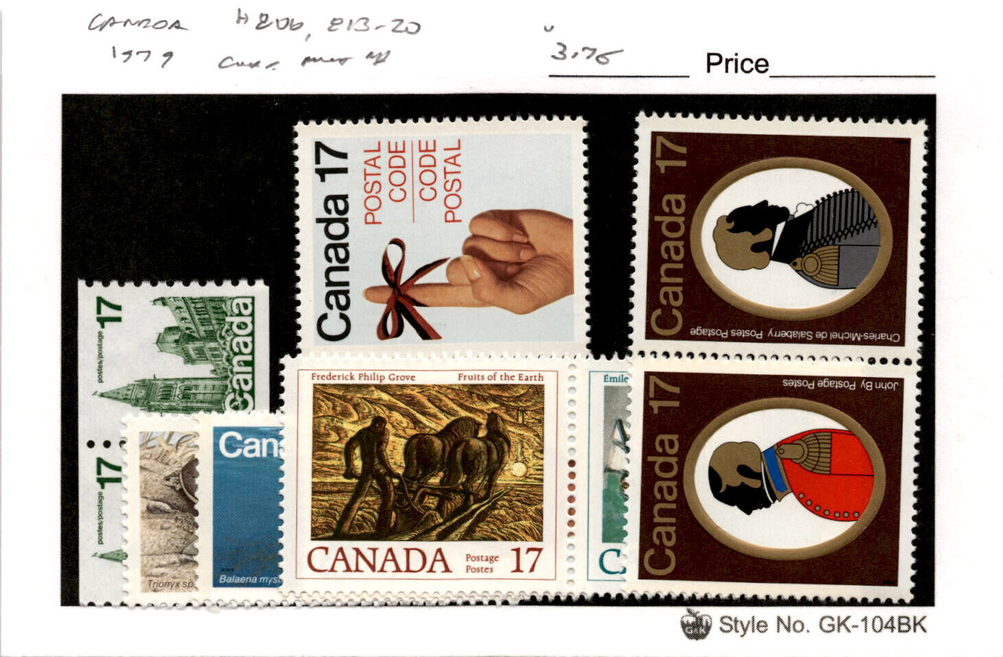 Canada, Postage Stamp, #806, 813-820 Mint NH, 1979 (AI) | Canada ...