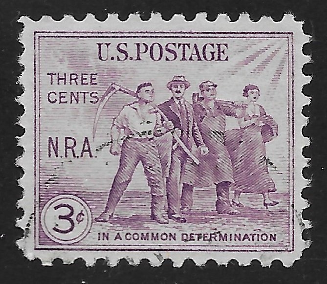 US #732 3c Group of Workers | United States, General Issue Stamp / HipStamp
