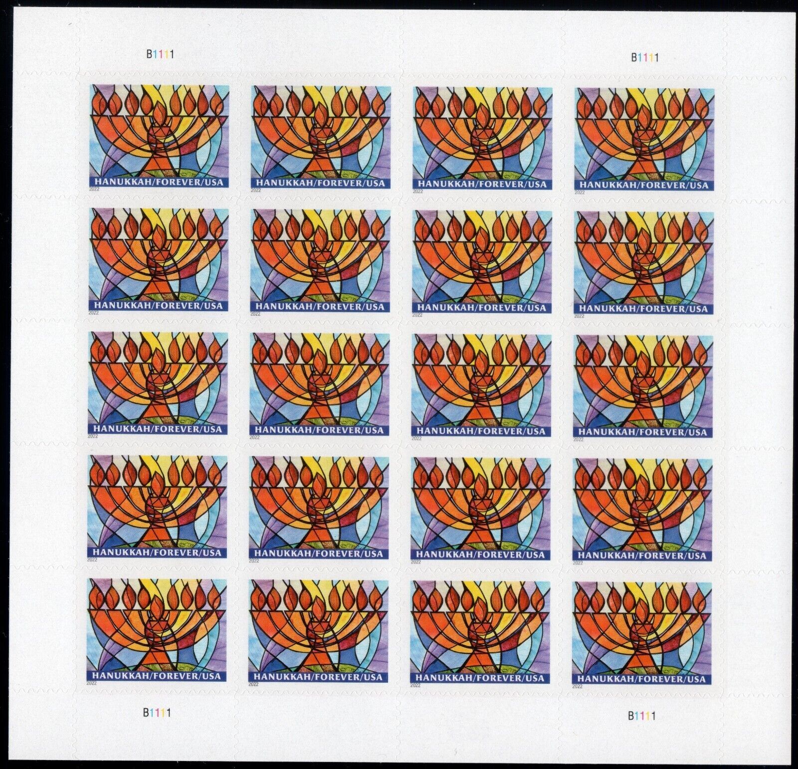Scott #5739 Hanukkah Sheet of 20 Forever Stamps - MNH | United States ...