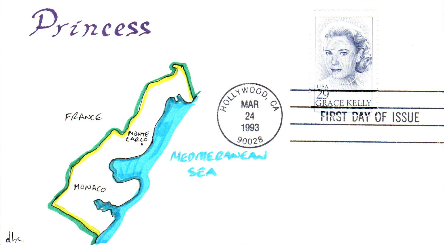 #2749 Grace Kelly DHC FDC | United States, General Issue Stamp / HipStamp