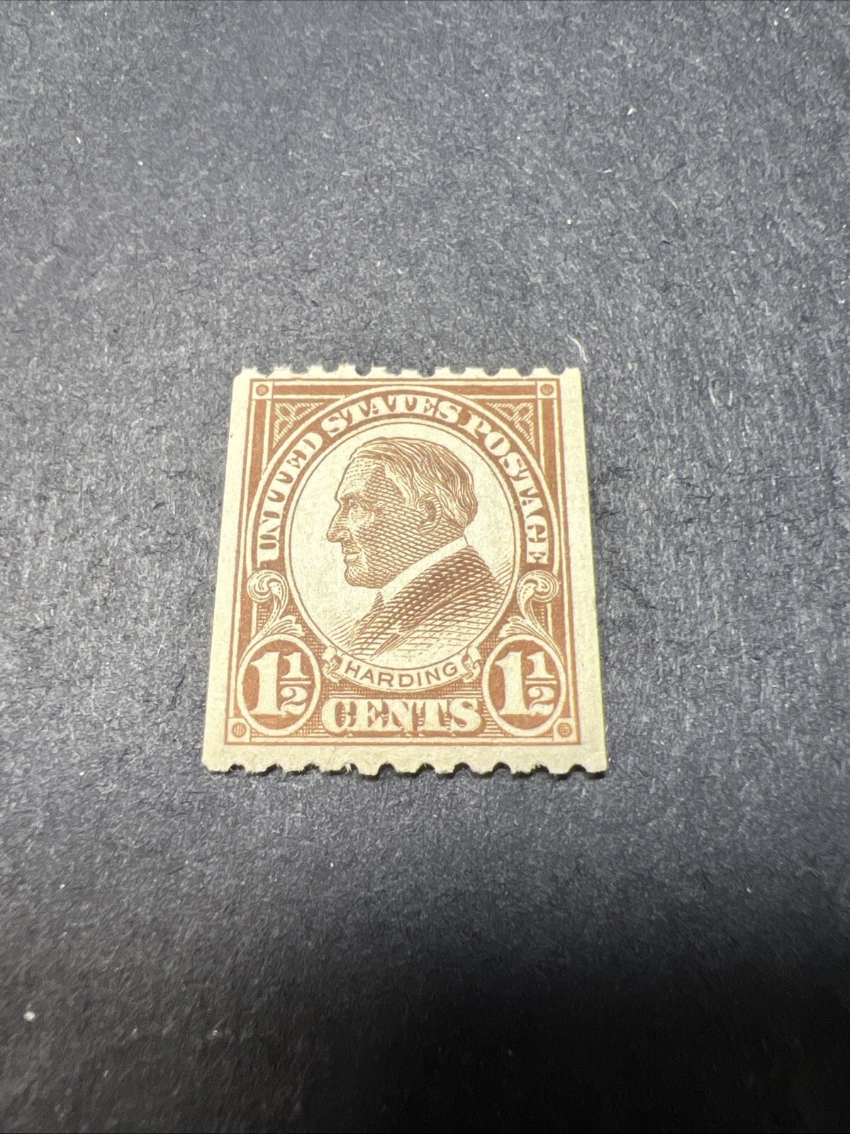 Scott# 605 1 1/2c Warren Harding 1925 M/NH Well centered-US | United ...