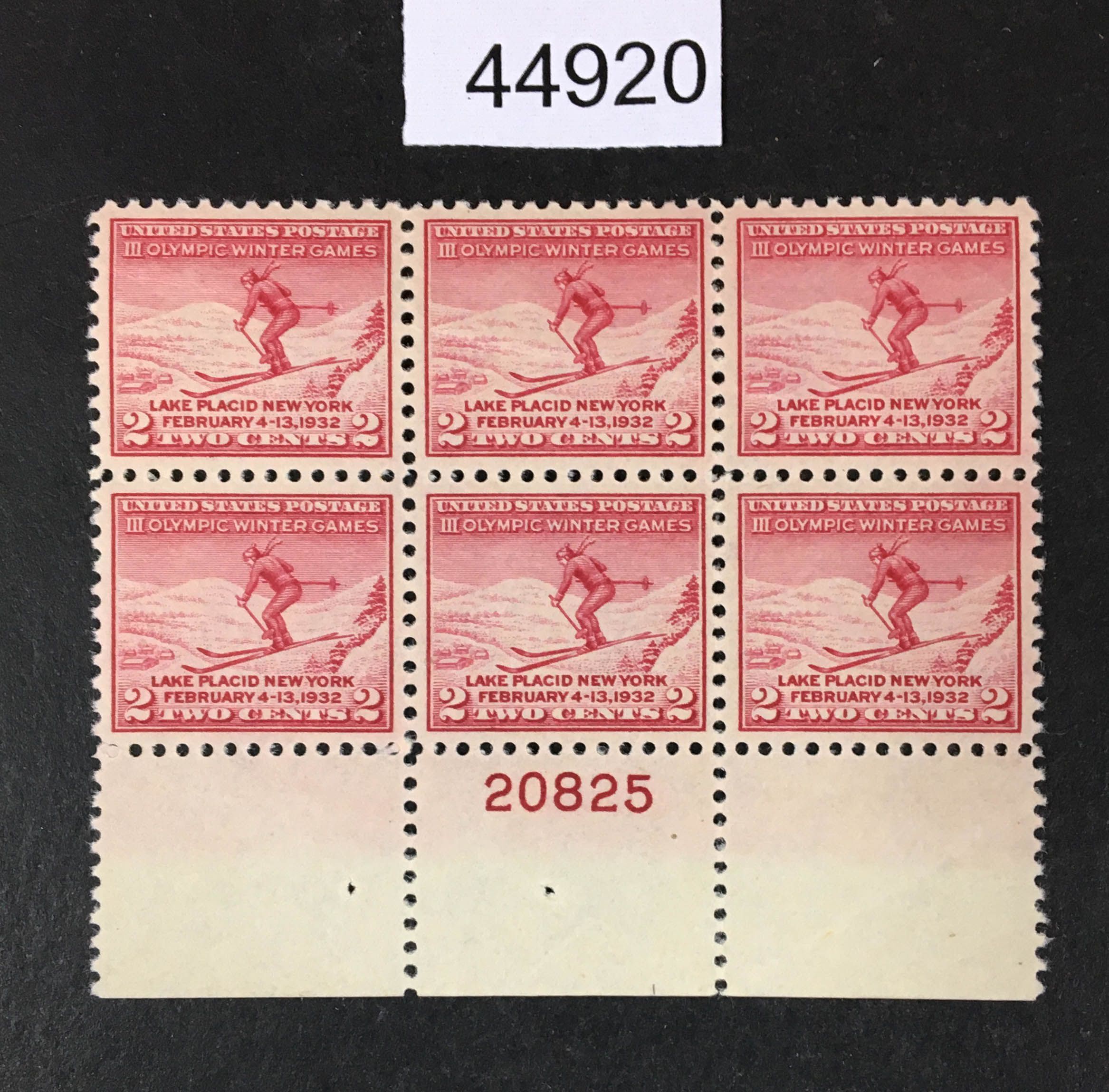 US Stamps # 716 XF Mint OG NH Plate Block LOT #44920 | United States ...