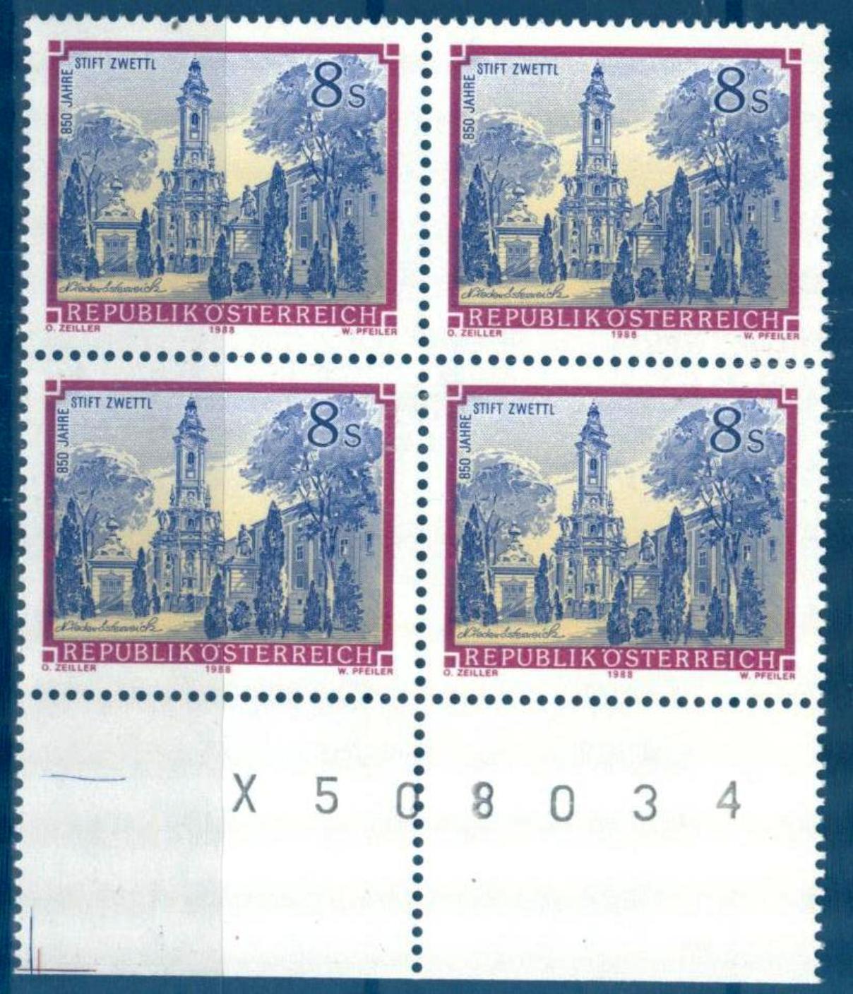 Austria 1988 Definitive Castles Mi. 1925 Block of 4 MNH | Europe ...