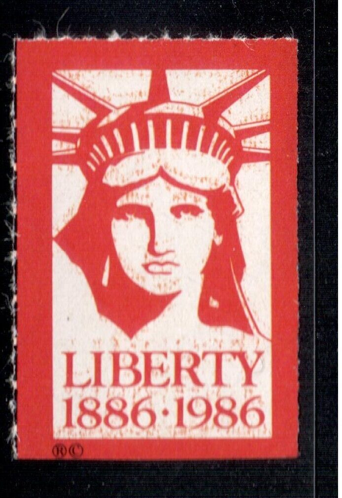 Statue of Liberty Anniversary mint Cinderella Label - I Combine S/H ...