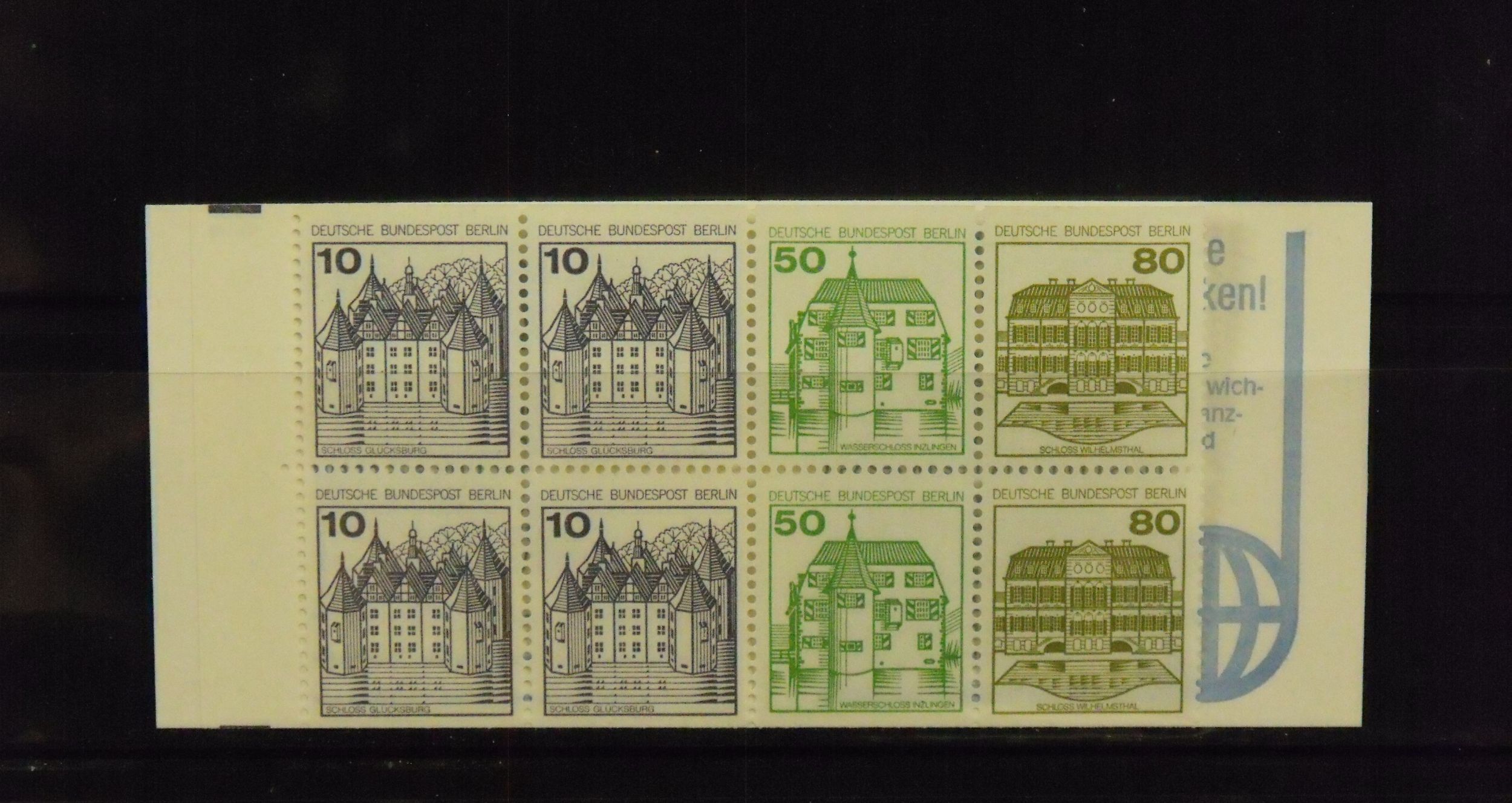 14539 GERMANY MNH # 1231c Booklet CV$ 6.00 | Europe - Germany ...
