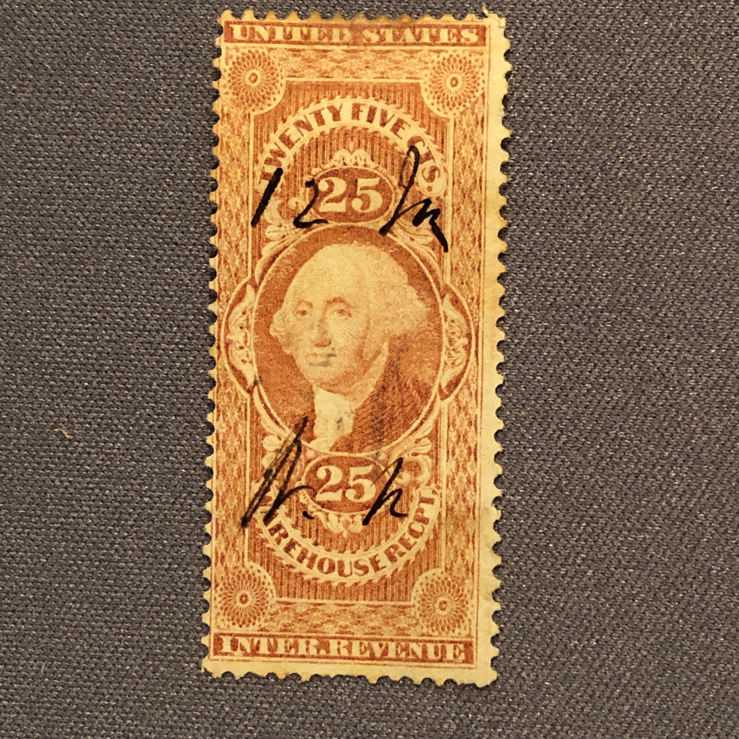 R50c, 25c Red Warehouse Recpt, Used, CV $59.00 | United States ...