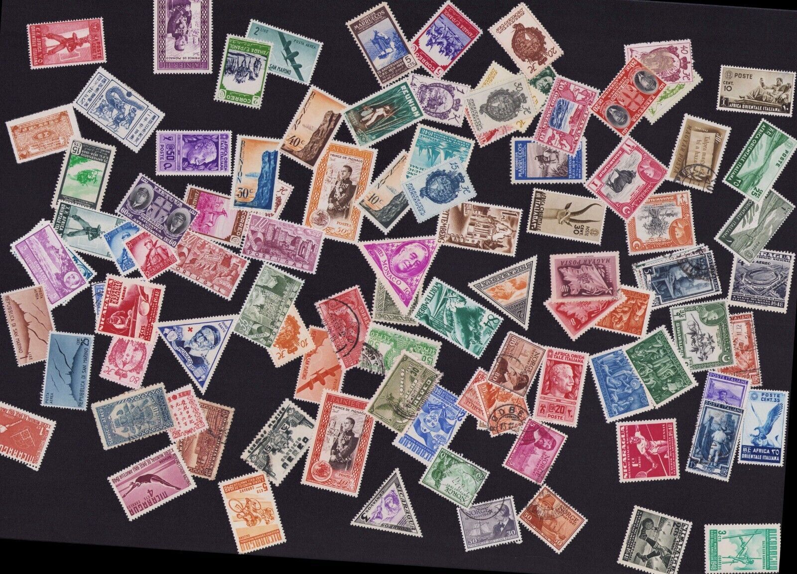 100 Stamp Mixture Actual Stamps Shown You Will Receive - , Nice ...
