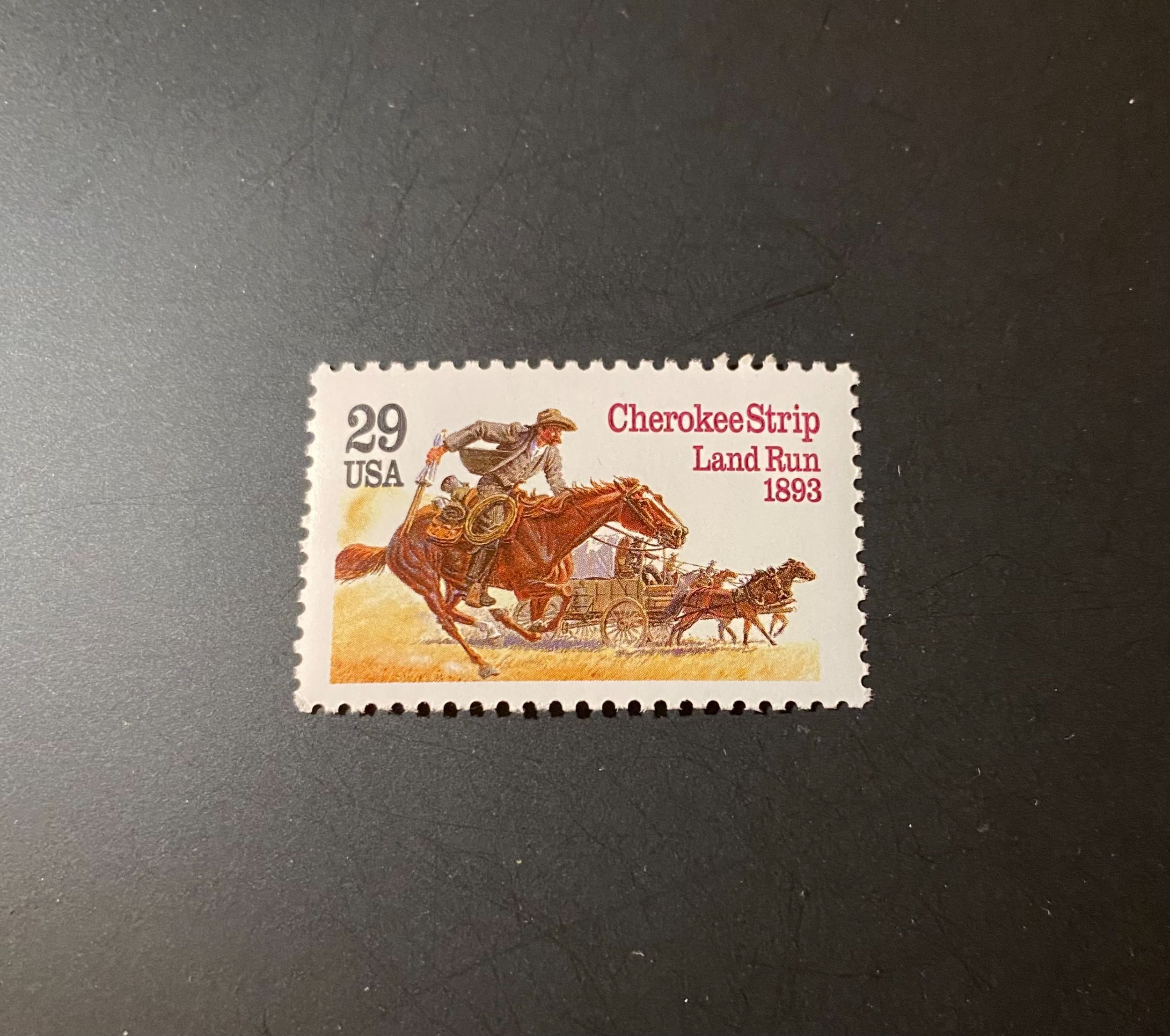 U.S. Scott #2754 Cherokee Strip Land Run OG Single Stamp & ArtCraft FDC ...