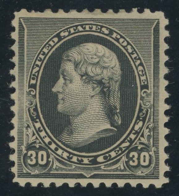 USA 228 - 30 cent Jefferson Small Banknote - F/VF app Mint OG hinged ...