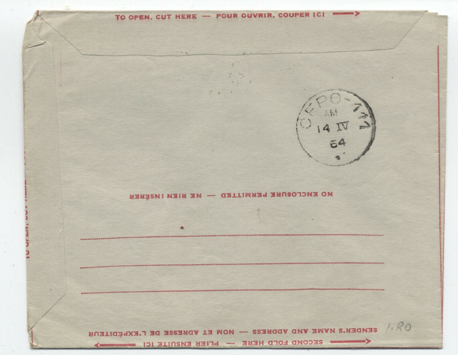1964 Canadian UN forces in Cyprus military cover [y6983] | Canada ...