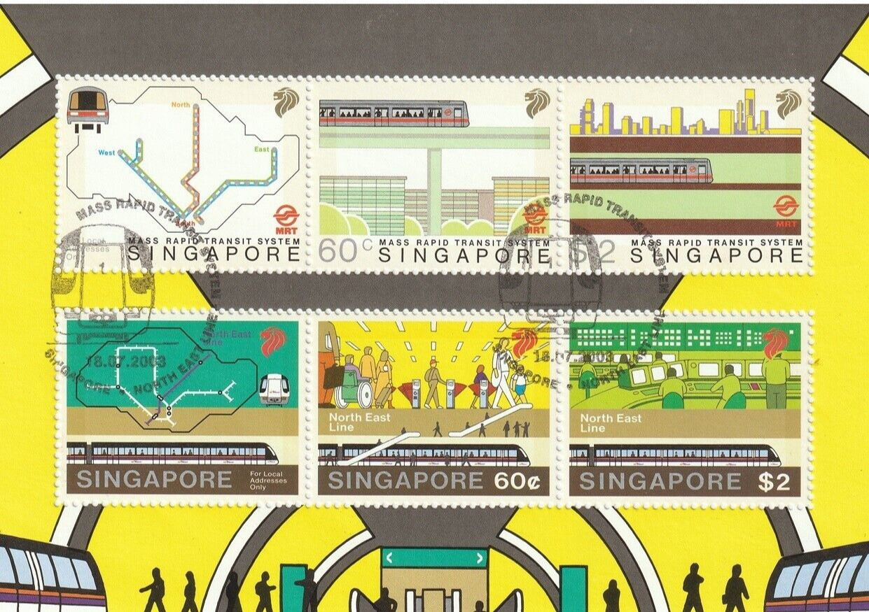 SINGAPORE 2003 Mass Rapid Transit System - North-East Line MS CTO SG# ...