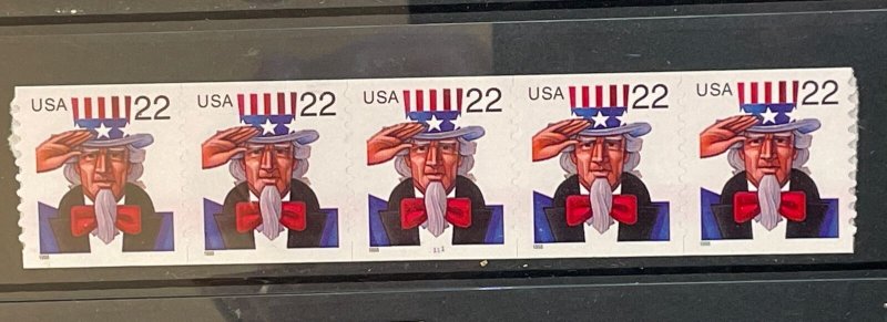 US PNC5 22c Uncle Sam Stamp Sc# 3263 Plate 1111 MNH | United States ...