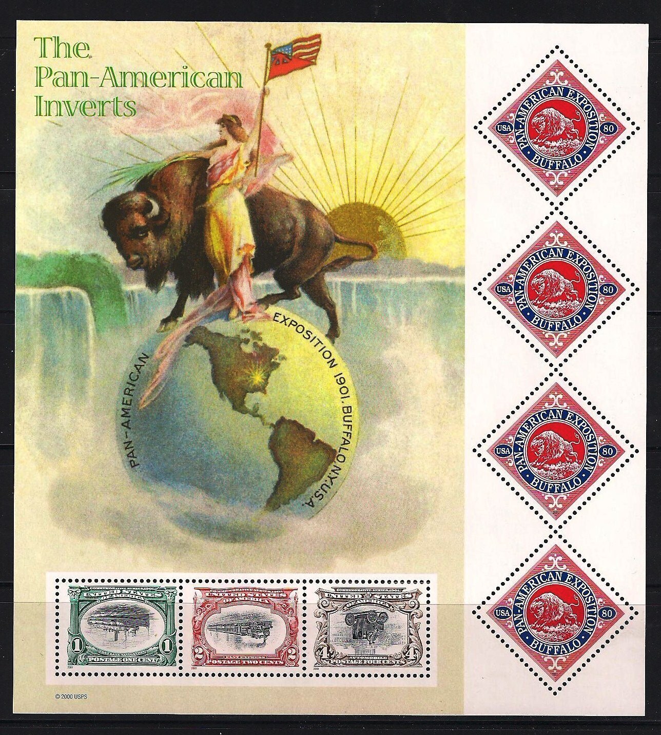 PCBstamps US #3505 Sheet $3.27 Pan-American Expo Invert, MNH, (11 ...