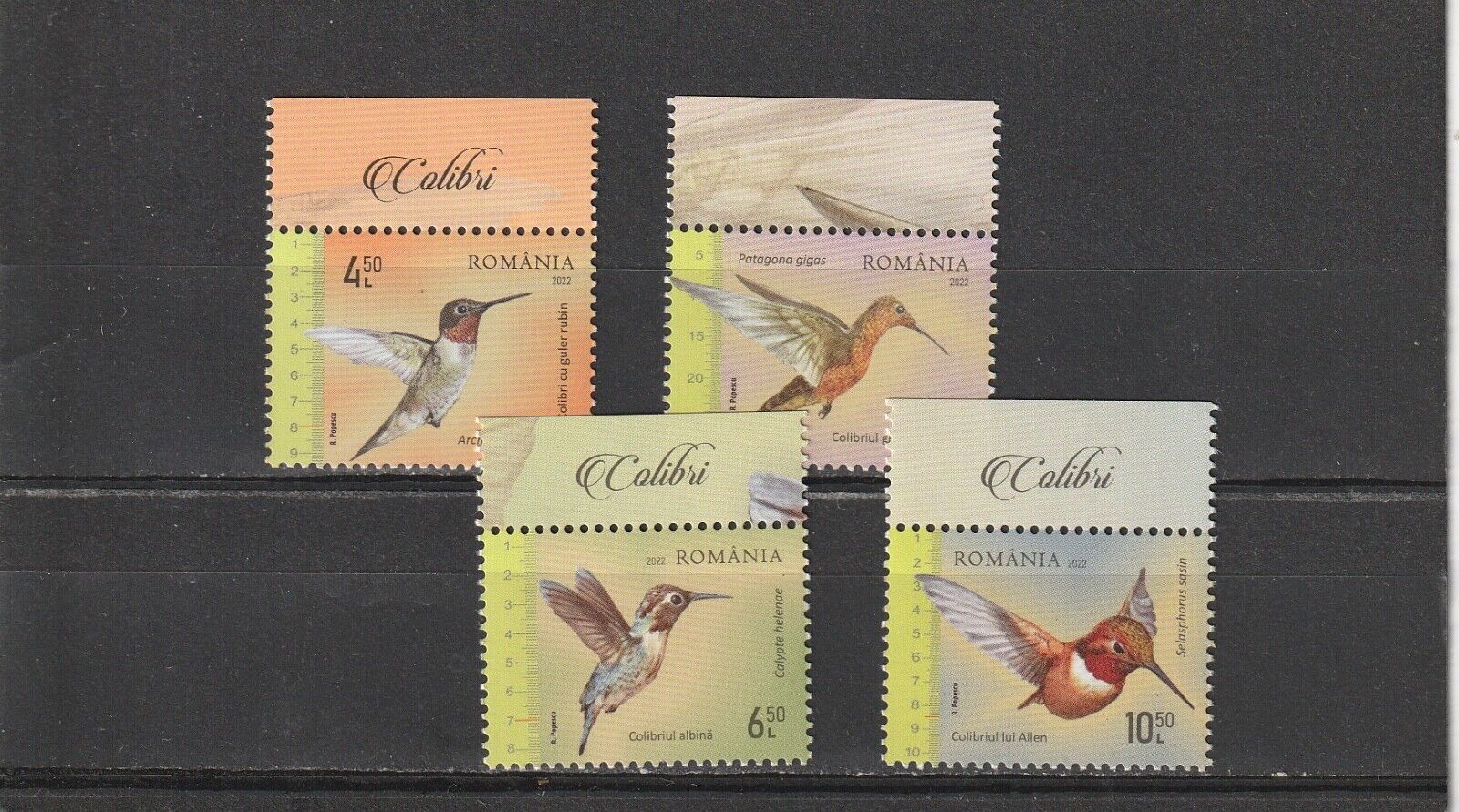 Romania 2022 Stamps Colibri Birds MNH Post Nature | Europe - Romania ...