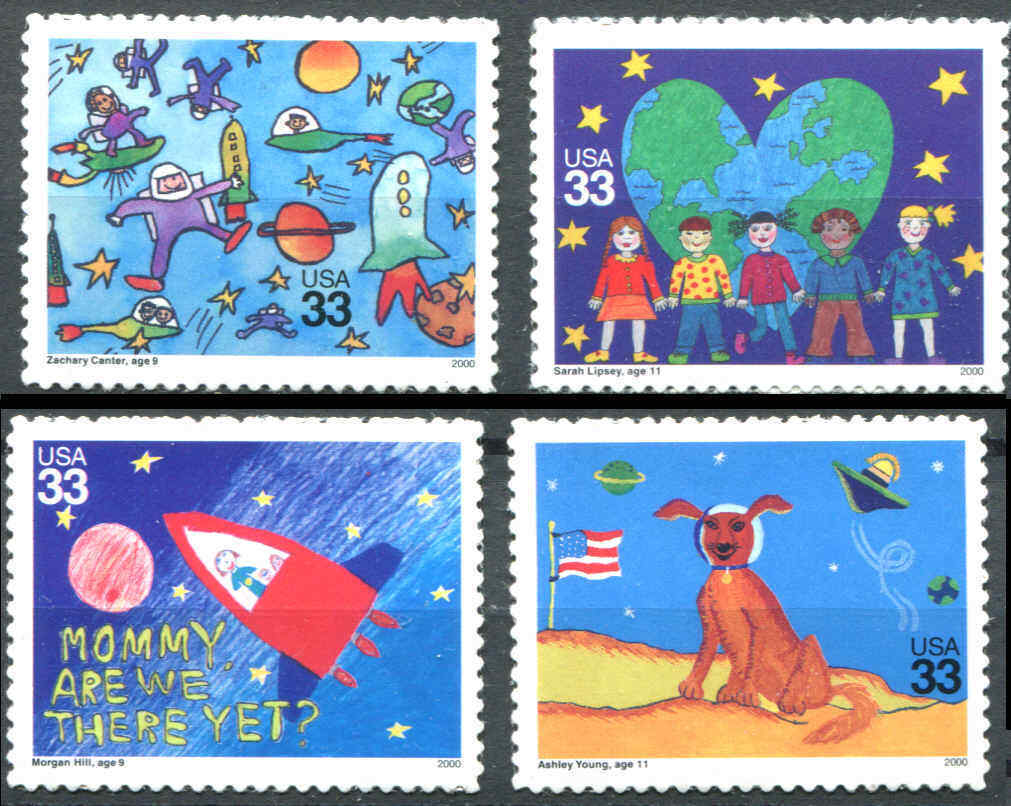 US SC 3417a "Stampin' the Future Set 2000 MNH | United States, General ...