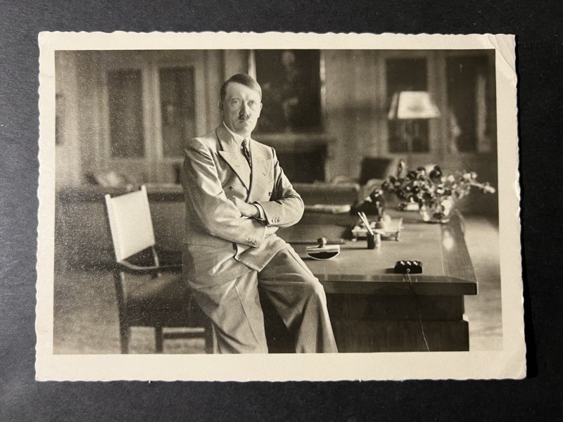 1943 Nazi Germany Postcard Cover Munich to Erfurt RPPC Adolf Hitler ...