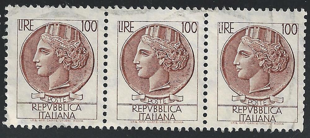 Italy #787 100L "Italia" after Syracusean Coin ~ Used | Europe - Italy ...