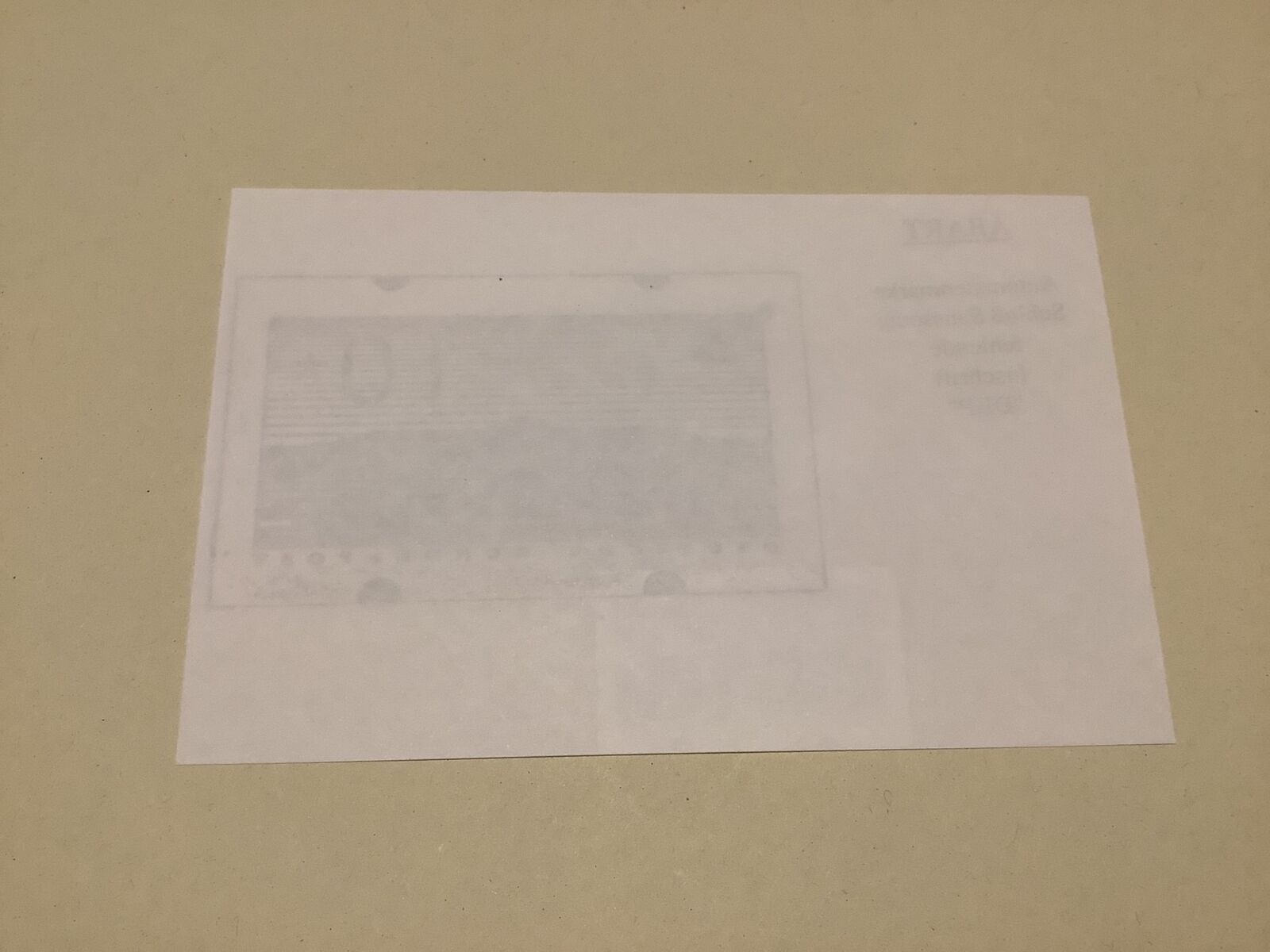 Germany ATM vending machine stamp on card Ref A215 | Europe - Germany ...