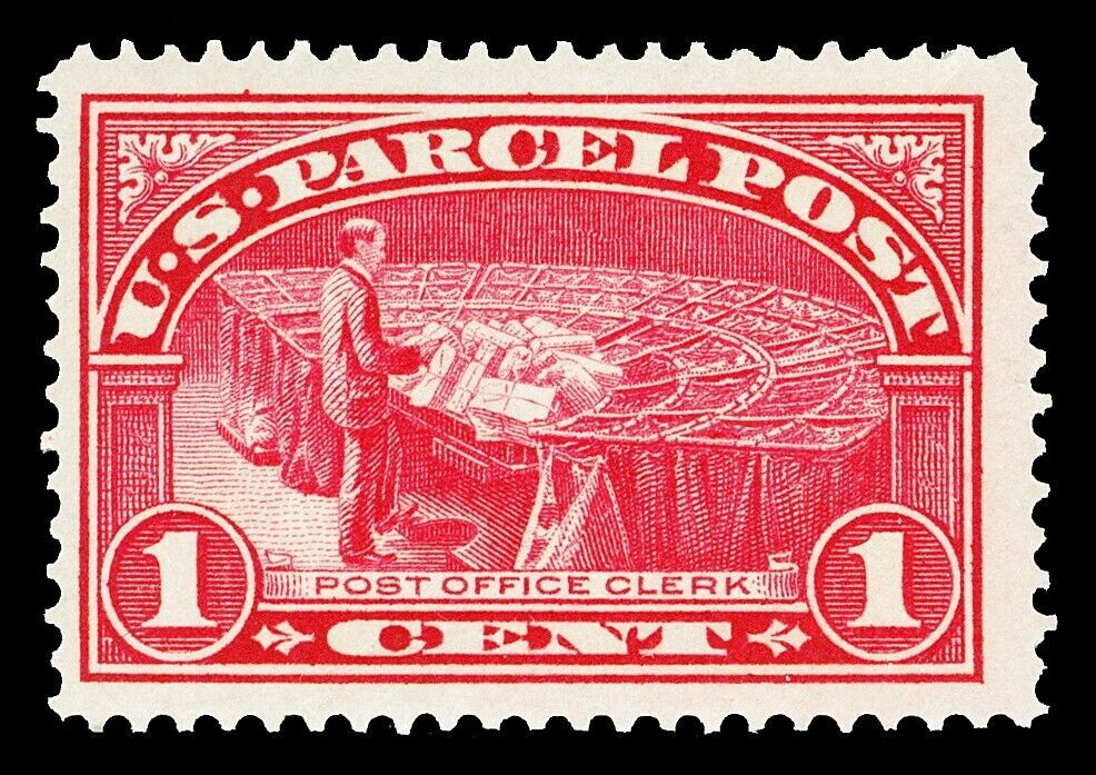 Scott Q1 1913 1c Parcel Post Issue Mint F-VF OG NH Cat $12 | United ...