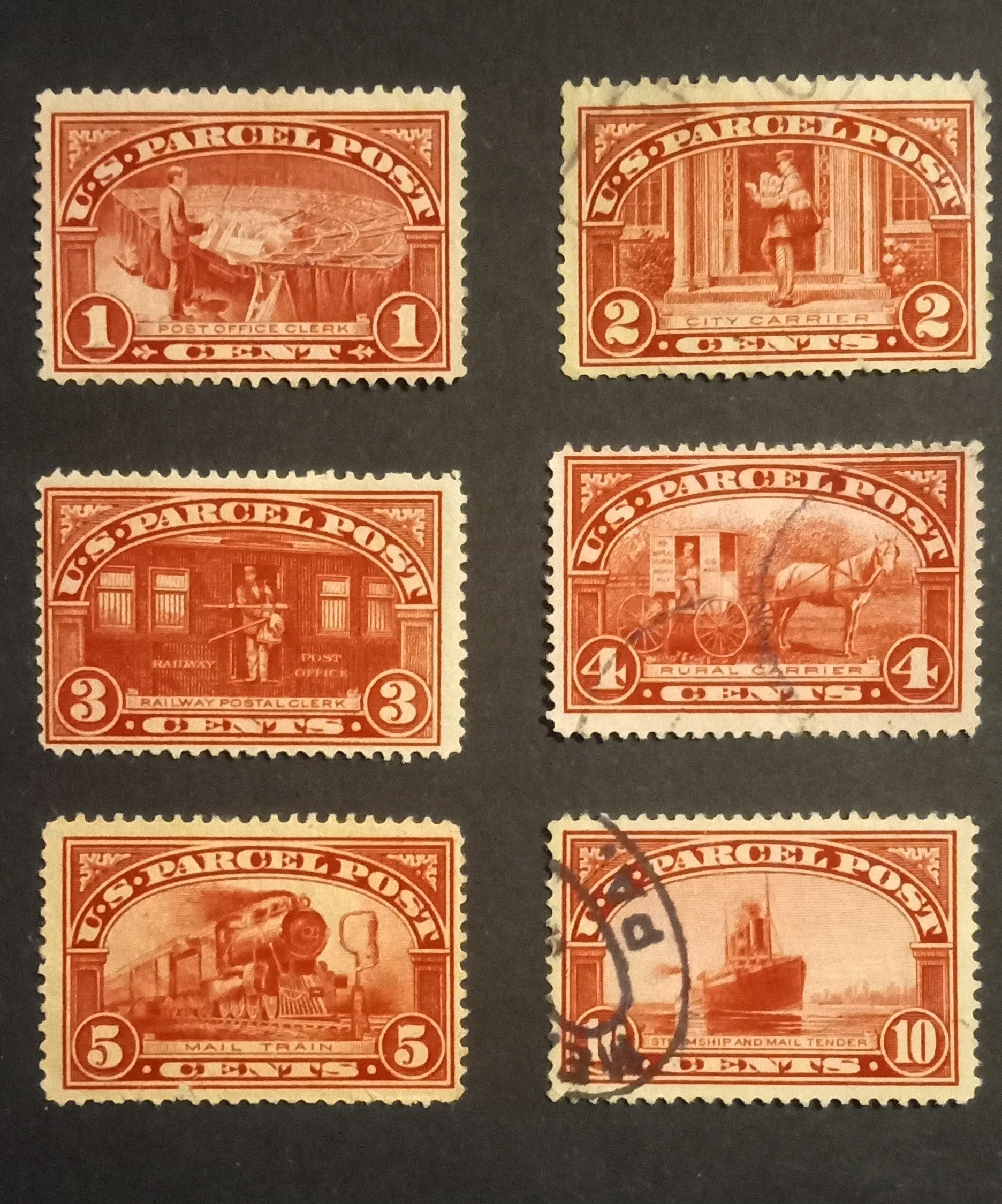 Q1-Q12 Parcel Post | United States, Parcel Post Stamp / HipStamp