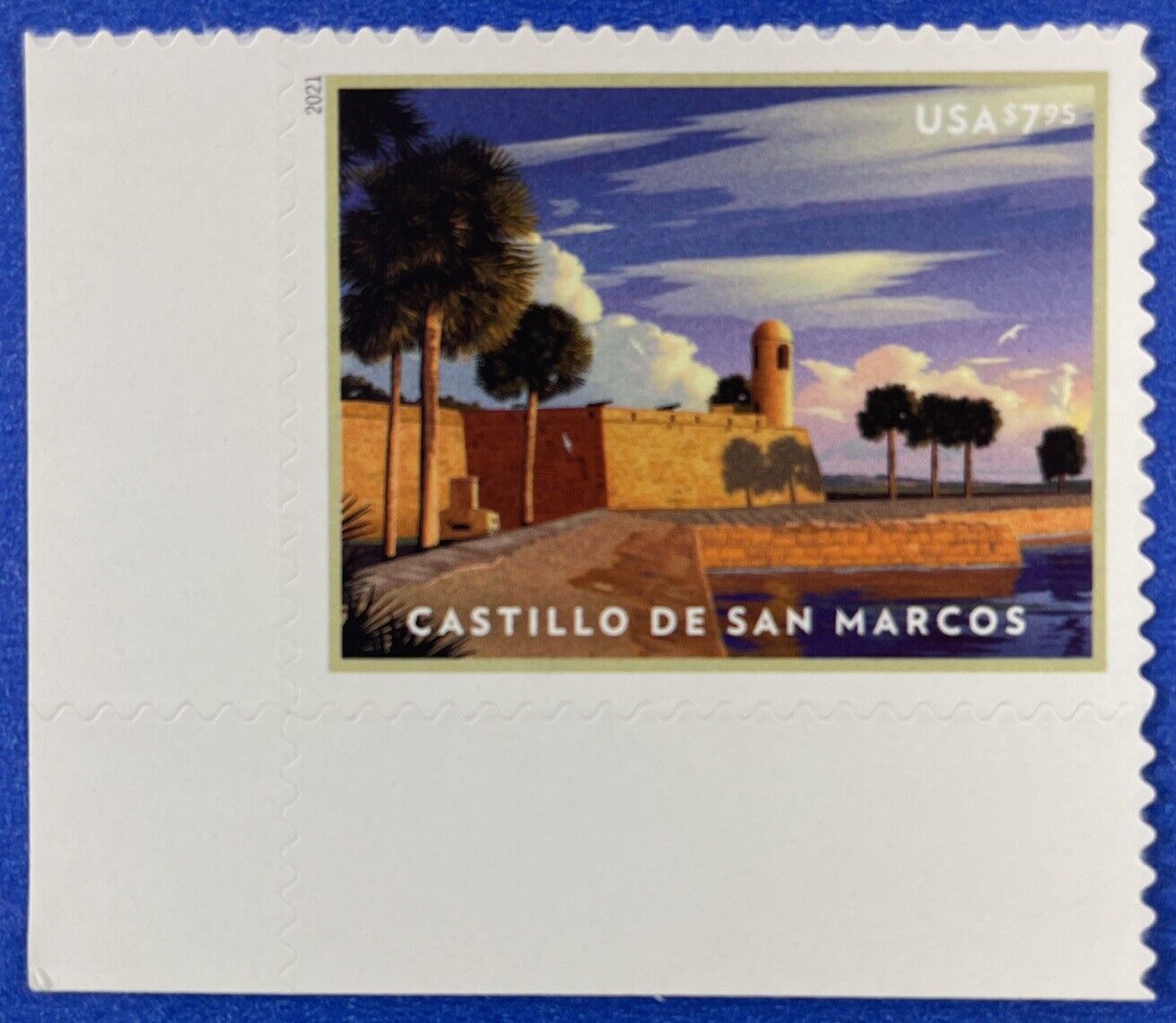 Scott 5554 CASTILLO DE SAN MARCOS Single US $7.95 Priority Mail Stamp ...
