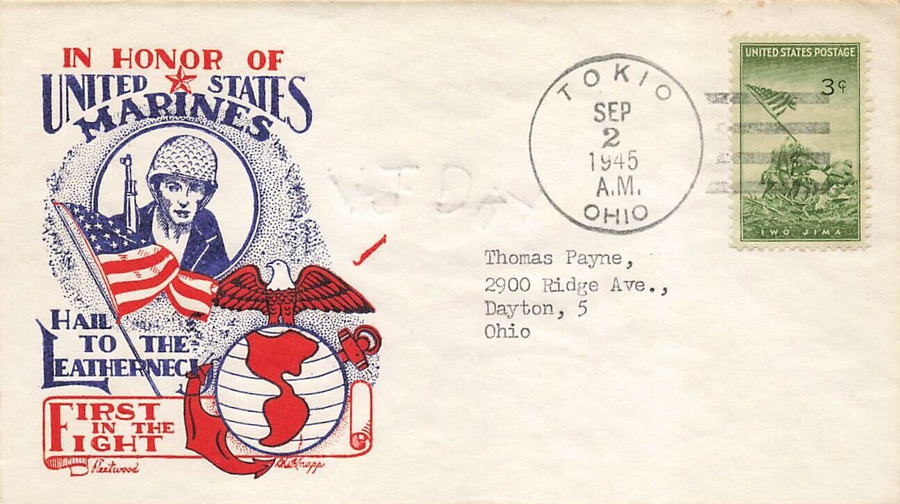 WWII V-J DAY - JAPAN SURRENDER DAY - Fleetwood - Dorothy Knapp ...