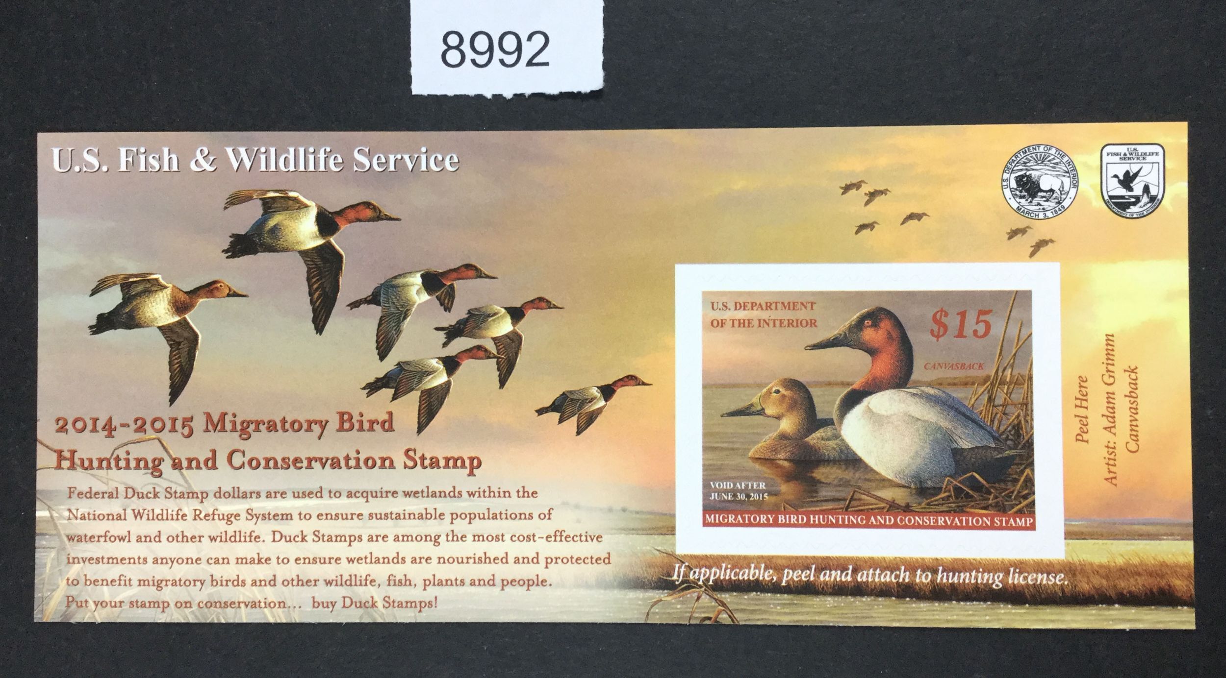 US Stamps # Rw81A Duck Mint OG NH LOT #C 8992 | United States, Duck ...
