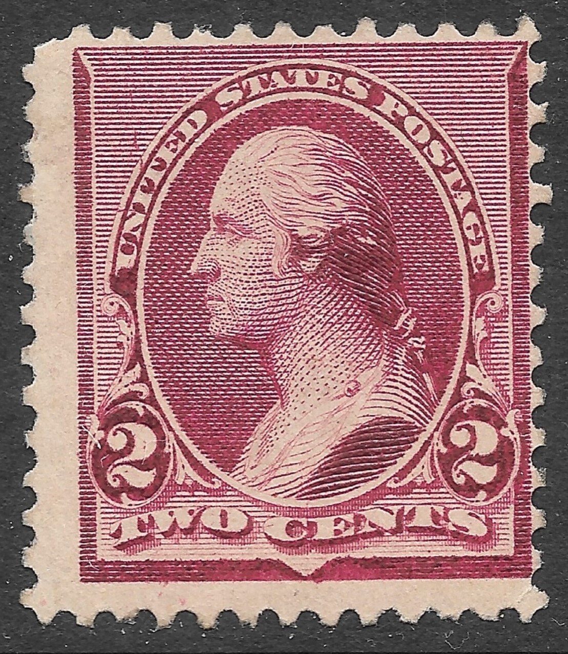 MH/POG 1890 Washington 2c Postage Stamp, Scott #219D* cv $160 | United ...