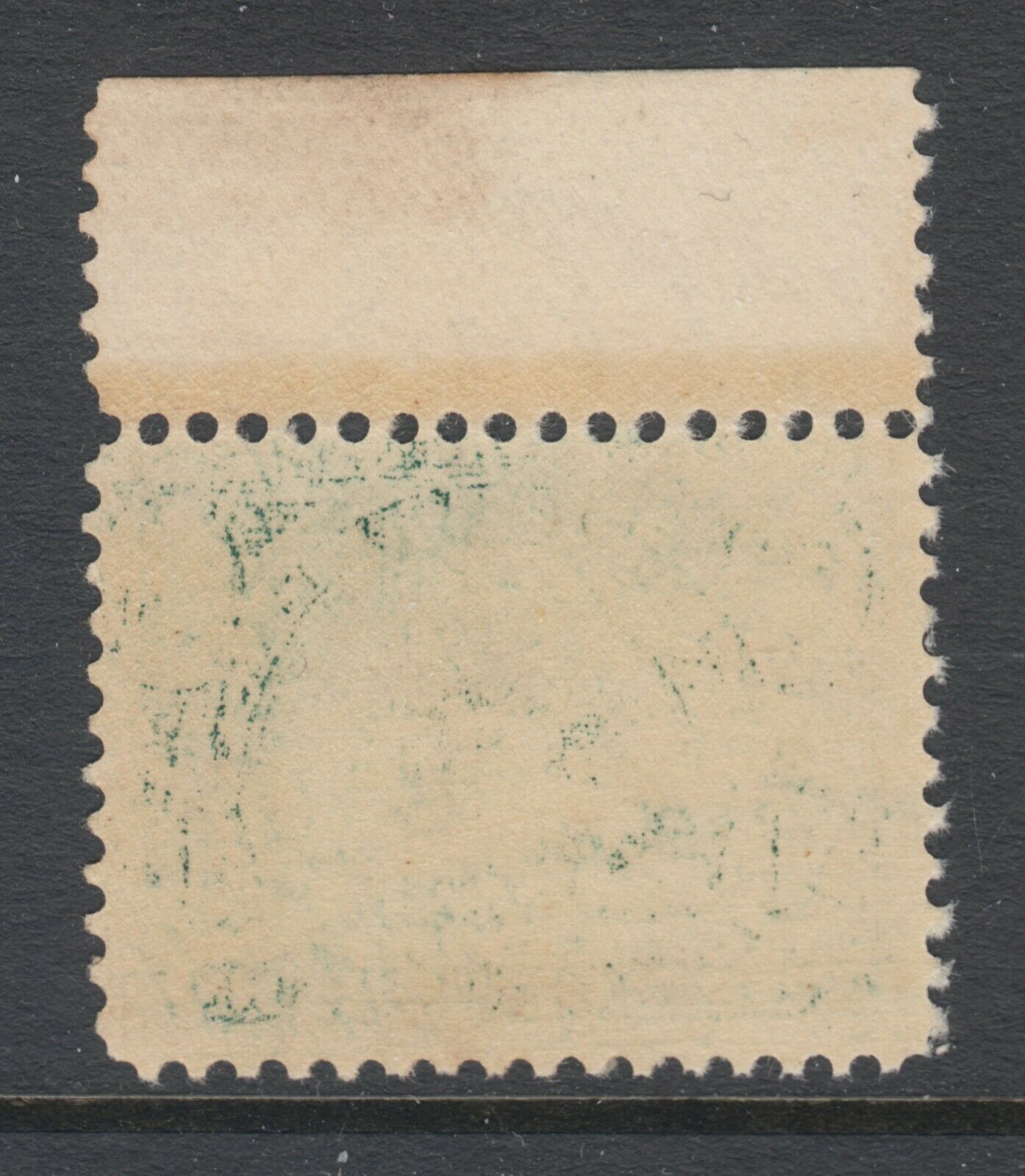 US Sc 328 MNH. 1907 1c green Capt. John Smith, sheet margin, light ...