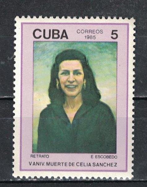 Cuba 1985 The 5th Anniversary of the Death of Celia Sanchez ...