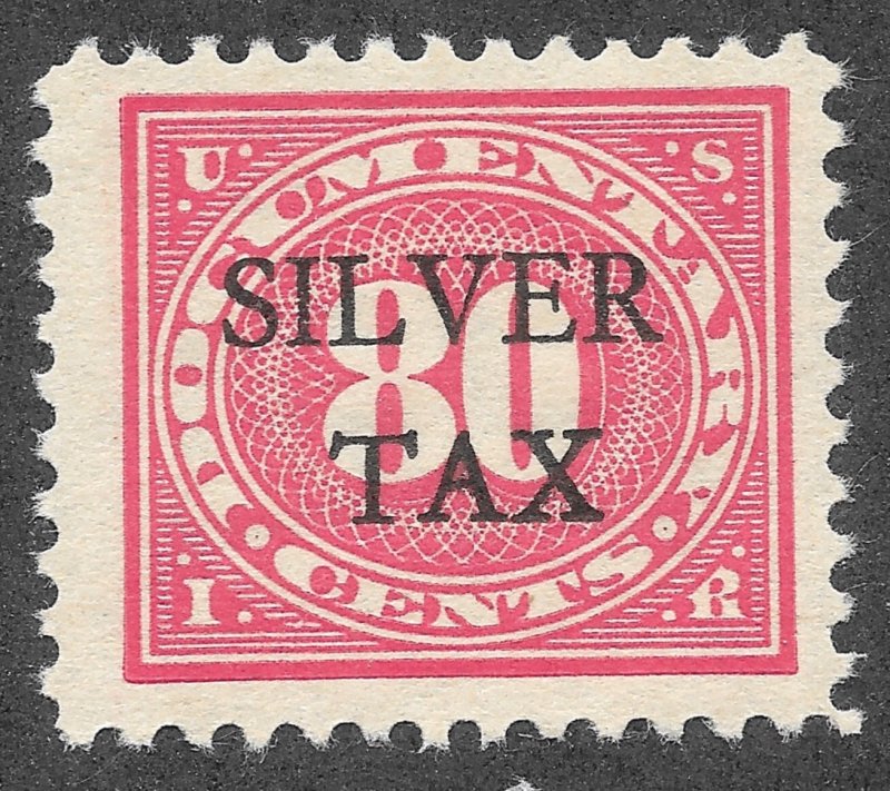 MH 1934 Scott #RG12* 80c Silver Tax Revenue Stamp | United States ...