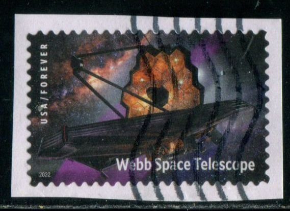 5720 US (60c) James Webb Space Telescope SA, used on paper | United ...