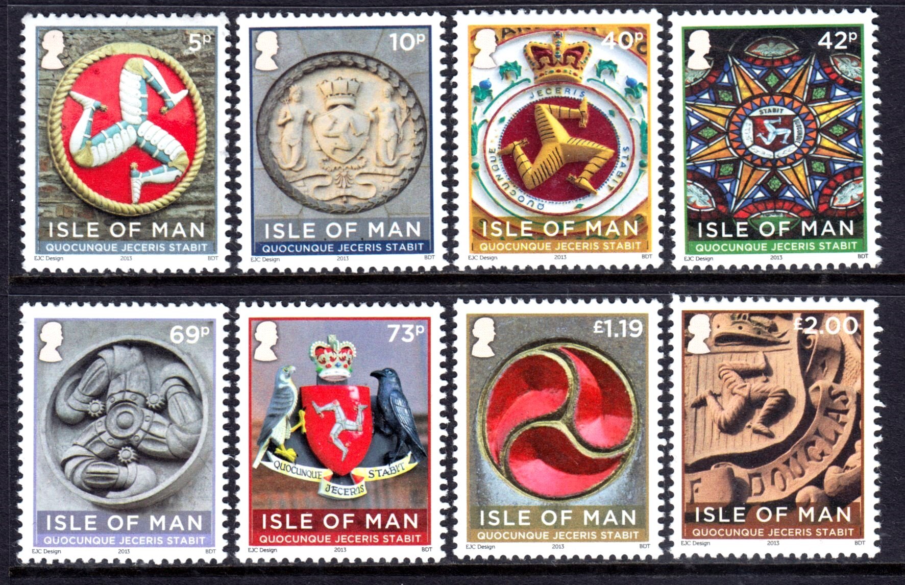 Isle of Man 2013 Manx Triskelion Complete Mint MNH Set SC 1556-1563 ...